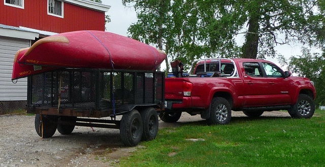 portage de luxe – lac choiseul – DANS NOTRE MAISON